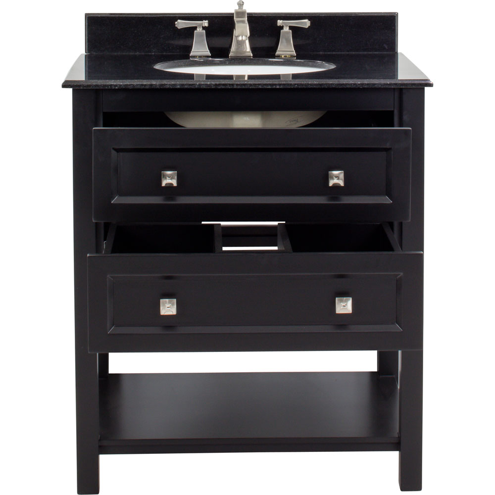 Adler Vanity in Black Finish 31", 48" & 60"