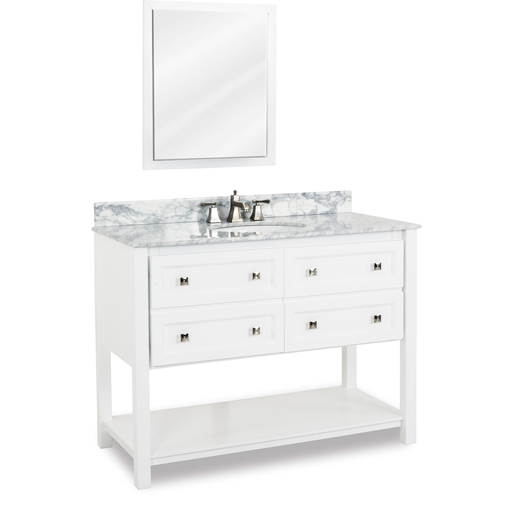Adler Vanity in White or Grey 31", 48" & 60"