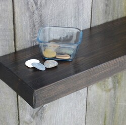 Stained Wood Floating Shelves Custom Stained Wood Floating Shelves [cws ...